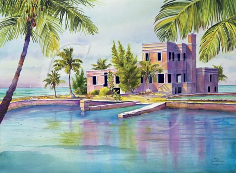 Carol Garvin Tropical Watercolors Fine Art Paintings